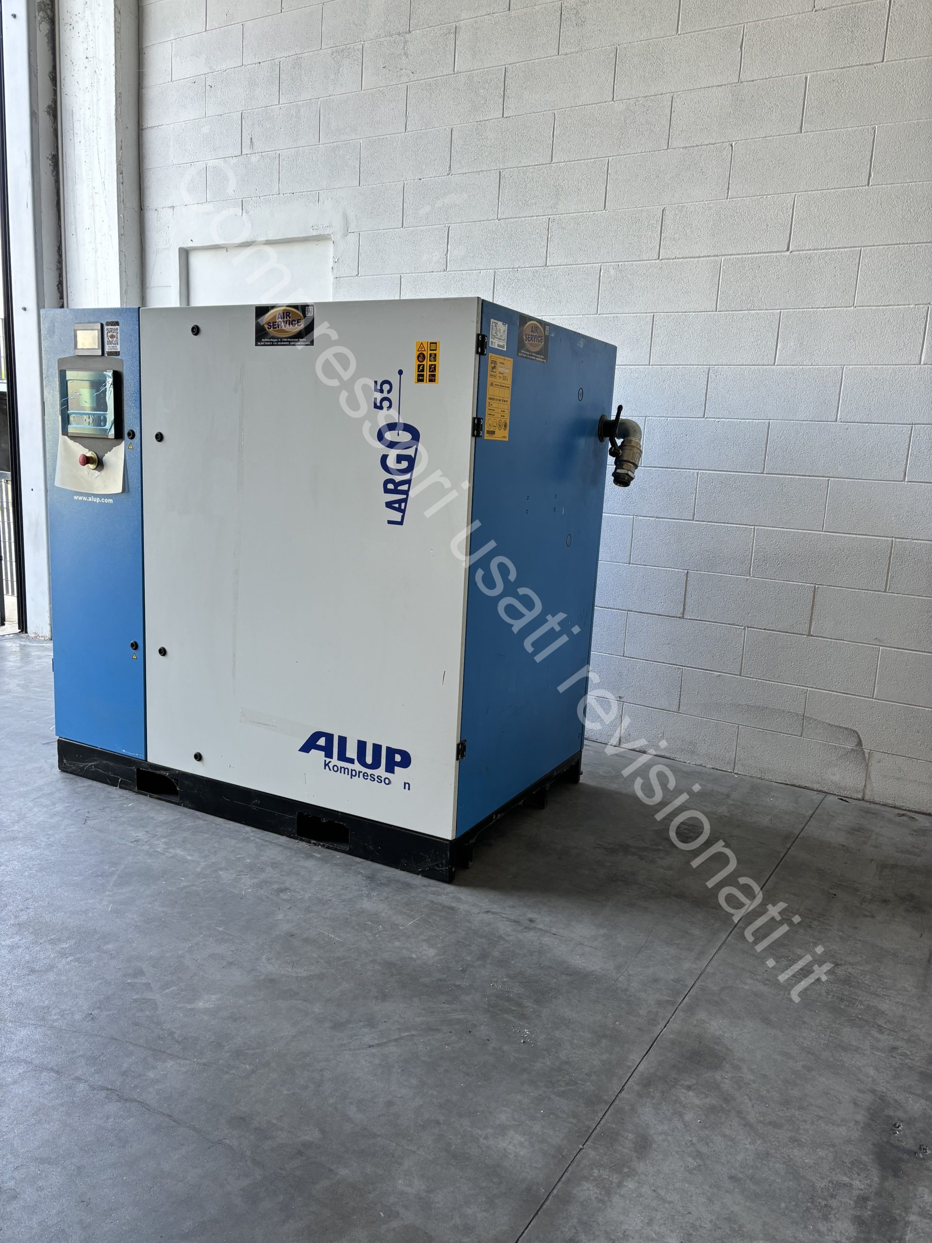 COMPRESSORE USATO ALUP LARGO 55 VSD - CU.59 - Portale Compressori Usati ...
