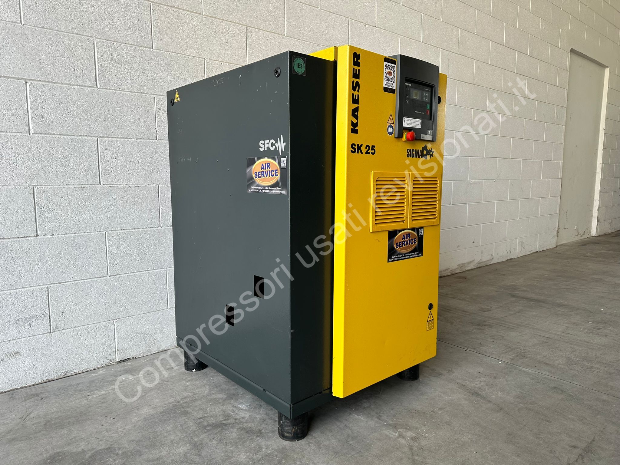 COMPRESSORE USATO KAESER SK 25 SFC CU.47 - Portale Compressori Usati ...