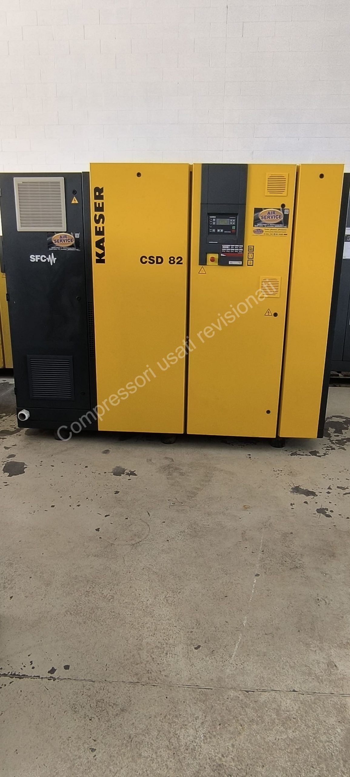 COMPRESSORE USATO KAESER CSD 82 SFC - CU.129 - Portale Compressori ...